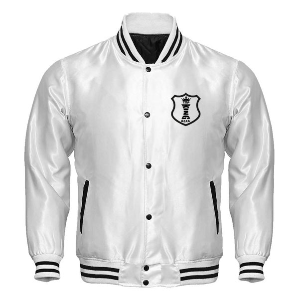 Custom Satin Varsity Bomber Jacket | Top King Gear